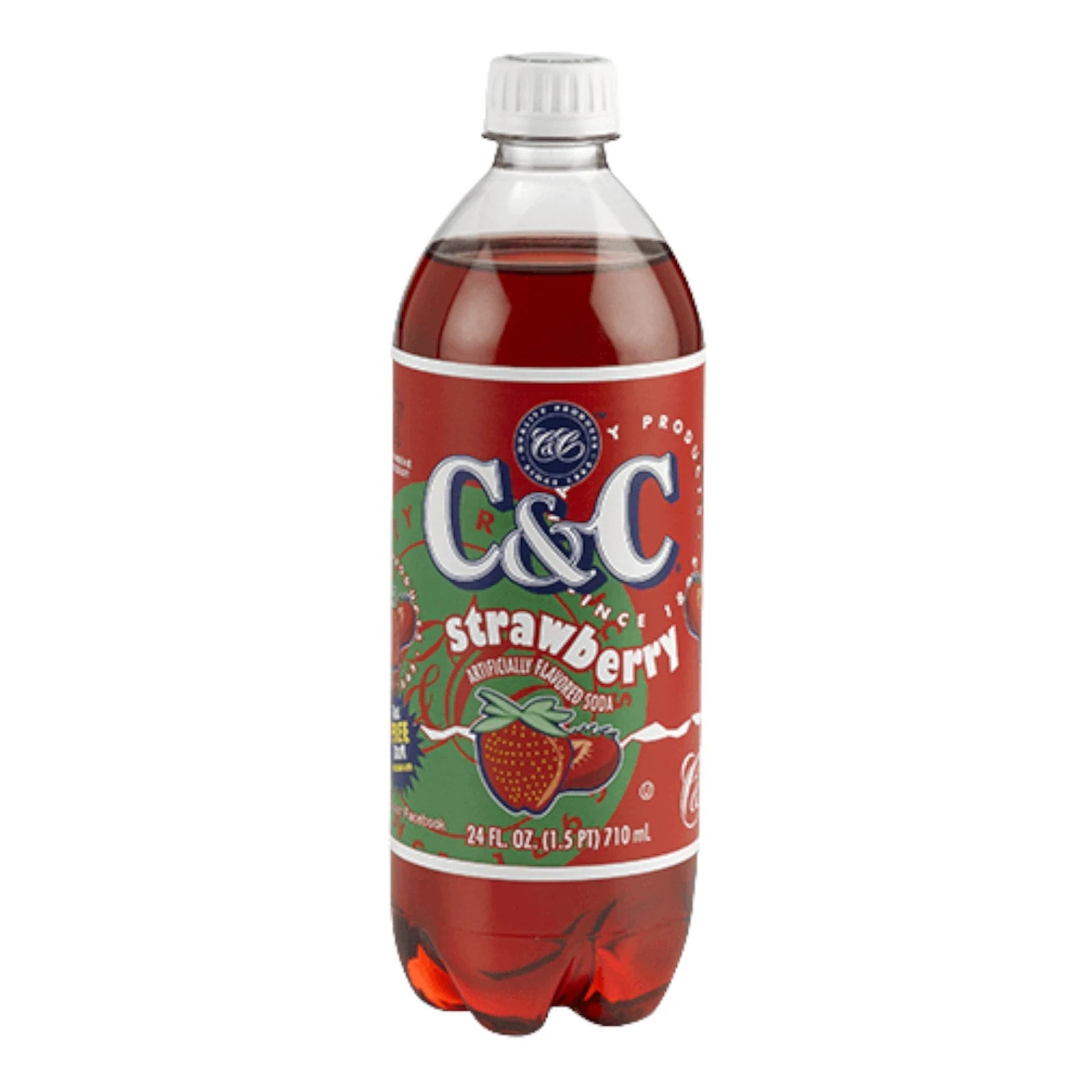C&C Soda Strawberry Bottle 710ml | MJAY'S Stockton Heath